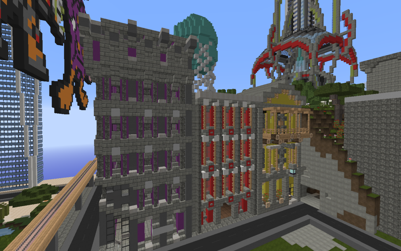 Just a Survival Server Plot Minecraft Map