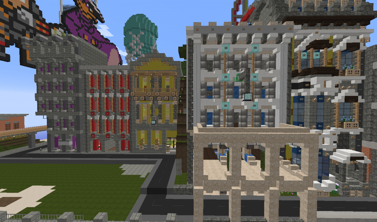 Just a Survival Server Plot Minecraft Map