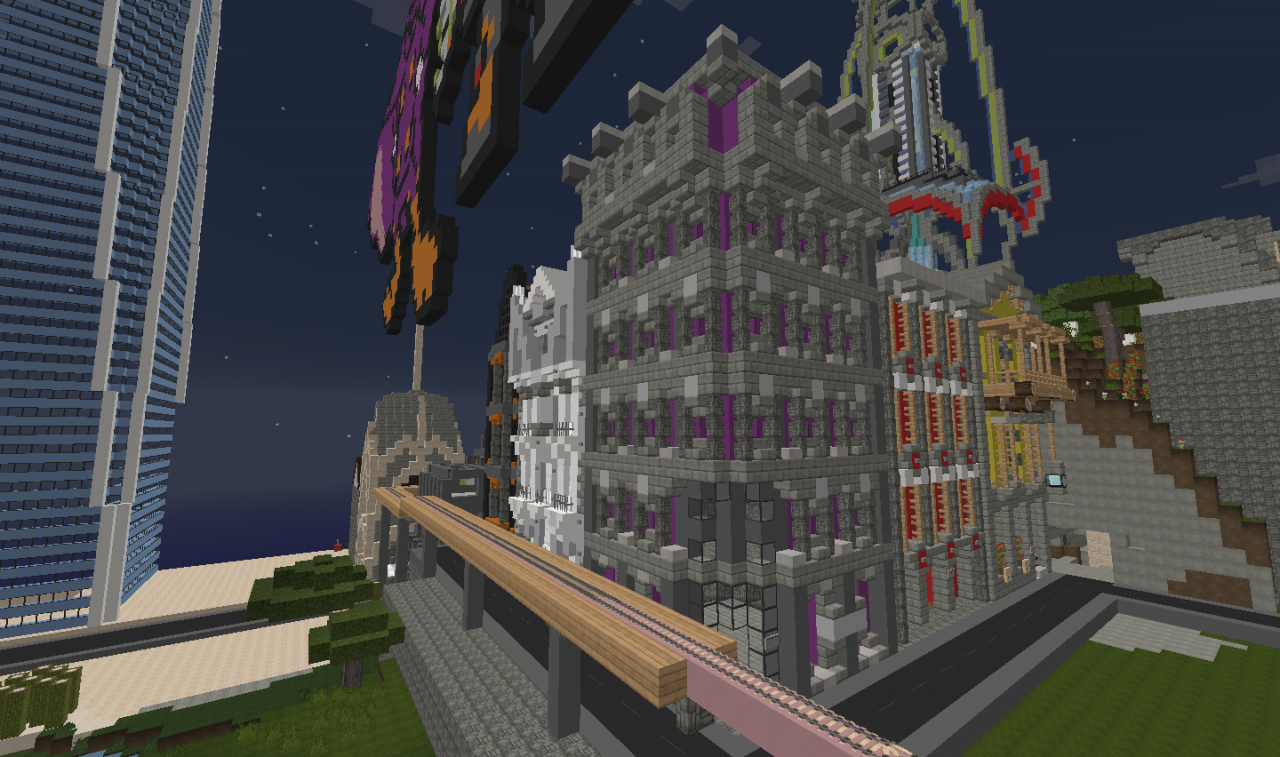 Just a Survival Server Plot Minecraft Map