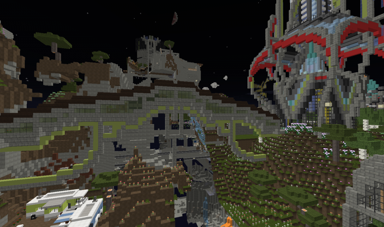 Just a Survival Server Plot Minecraft Map