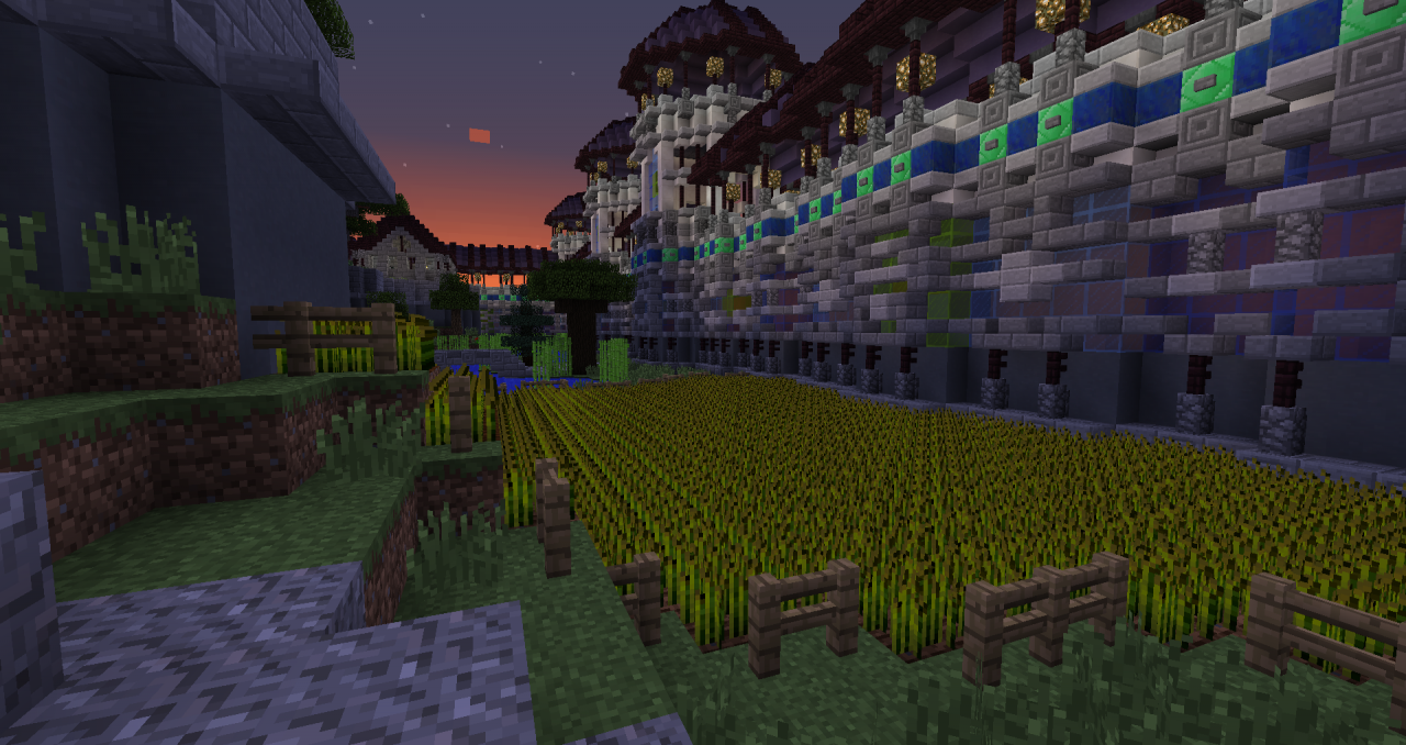 Purple city Minecraft Map