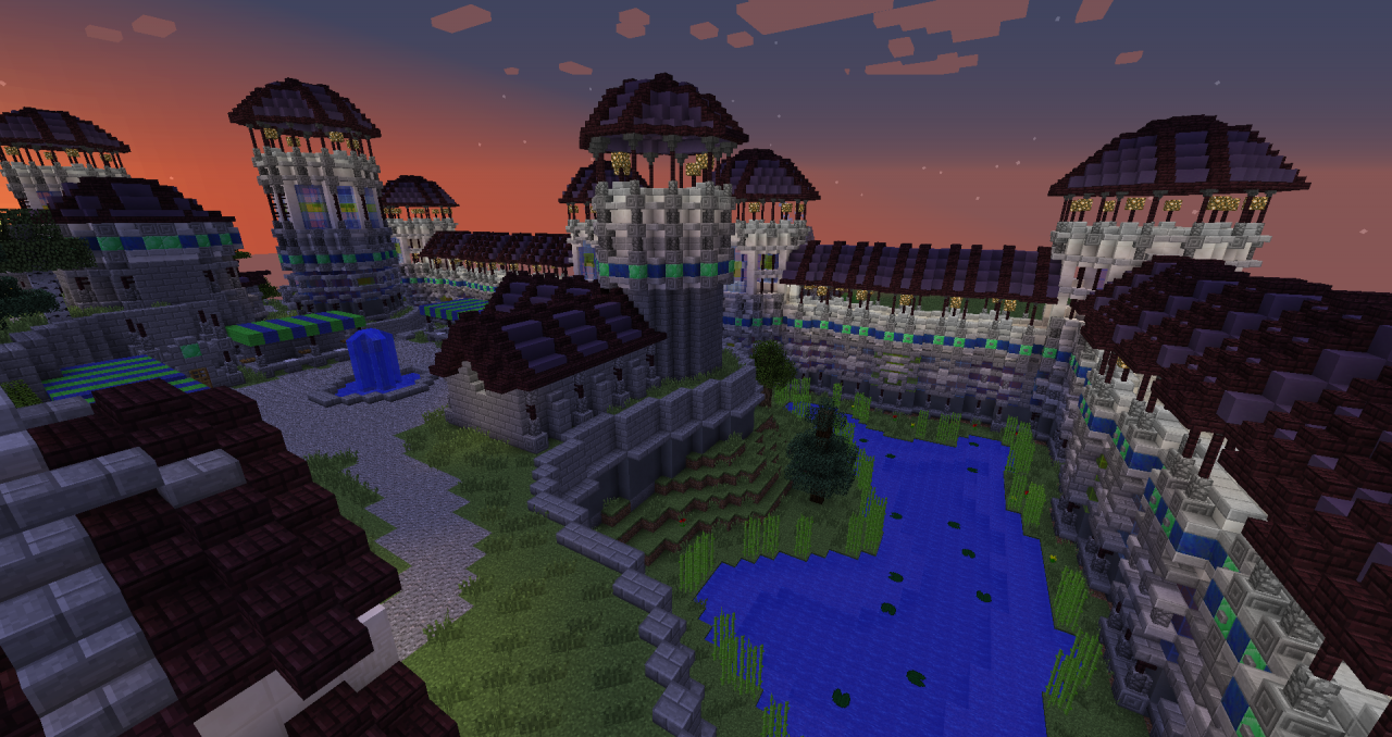 Purple city Minecraft Map