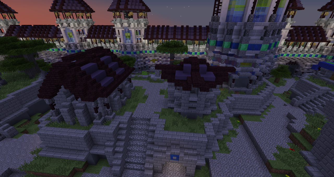 Purple city Minecraft Map