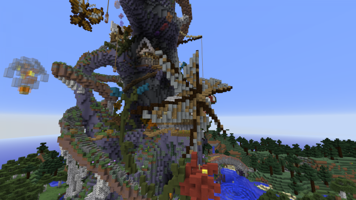 The disney mountain Minecraft Map