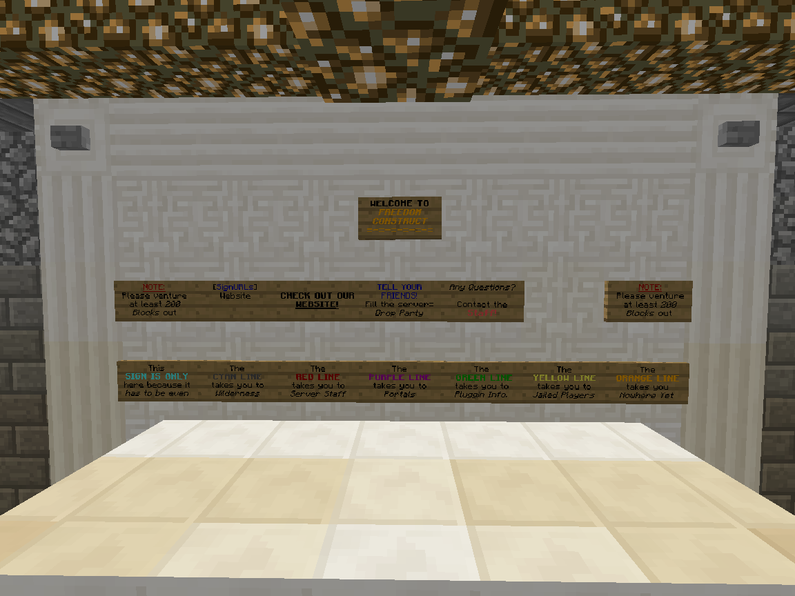 Freedom Construct Minecraft Server