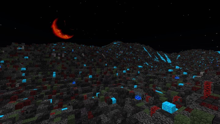 Massive 20k X 20k Custom Space Map Minecraft Map