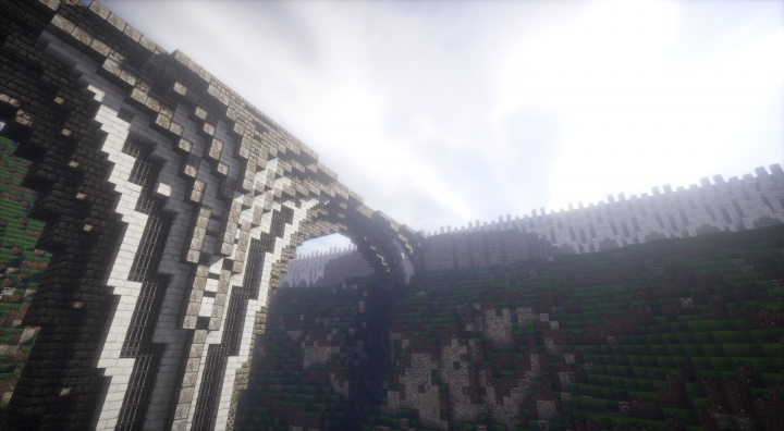 City Entrance Bridge [Tall Bridge Design] Minecraft Map