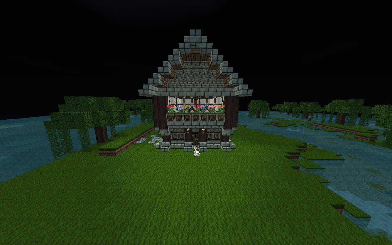 Medieval Small Long House. Minecraft Map