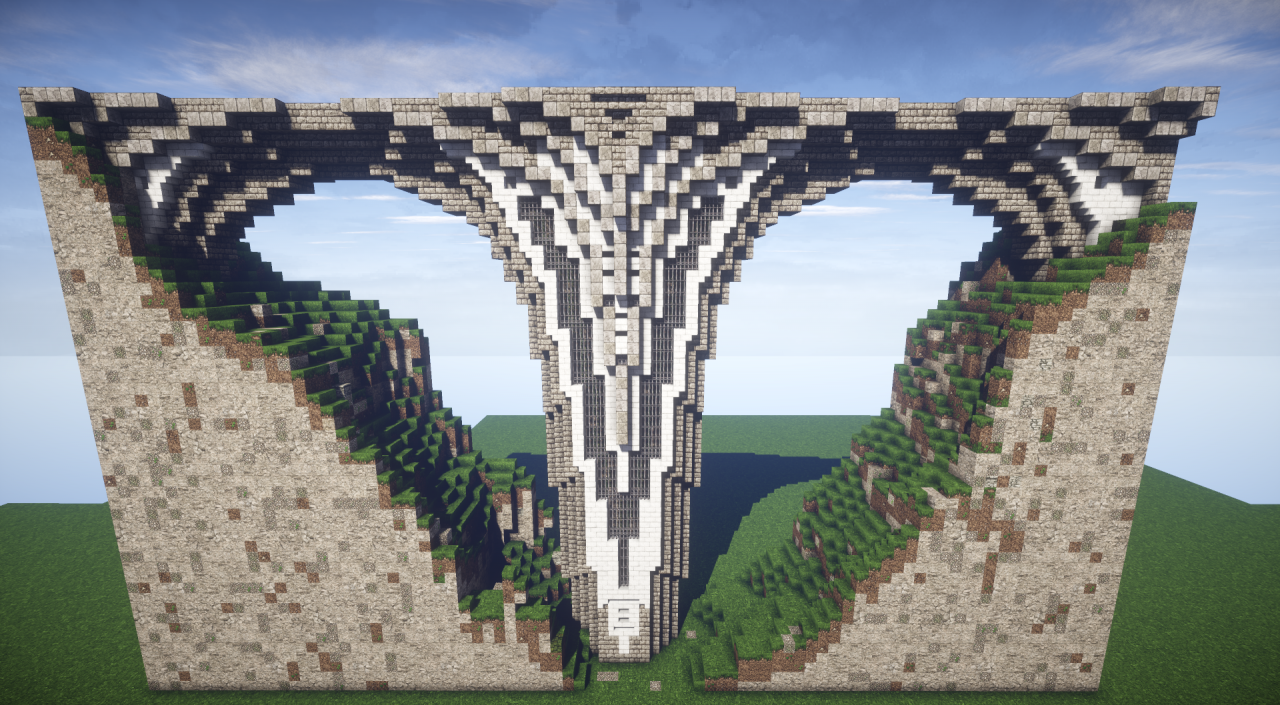 City Entrance Bridge [Tall Bridge Design] Minecraft Map