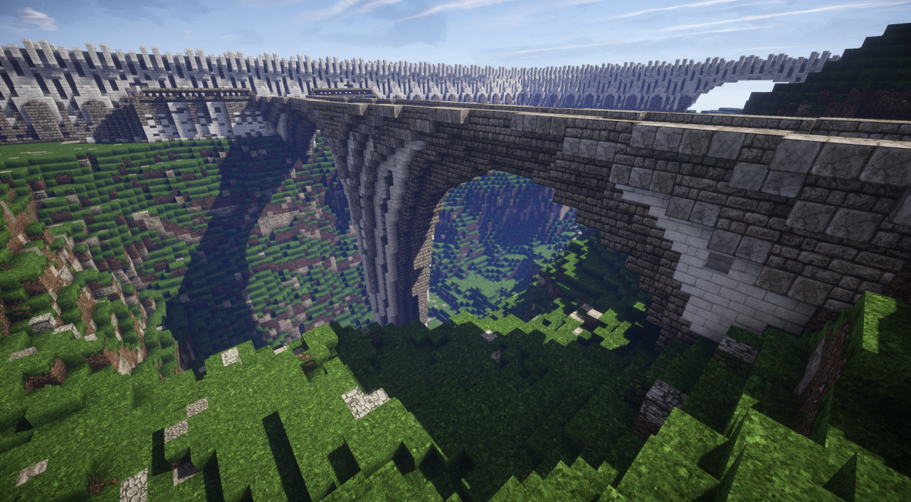 City Entrance Bridge [Tall Bridge Design] Minecraft Map
