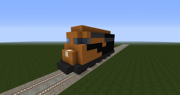 Cargo Train Engine Minecraft Map