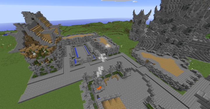 Let's Build a City - Update 42 - Cobble Court Foundation Minecraft Map