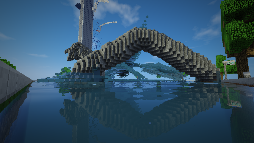 Sea Monster in plots. Minecraft Map