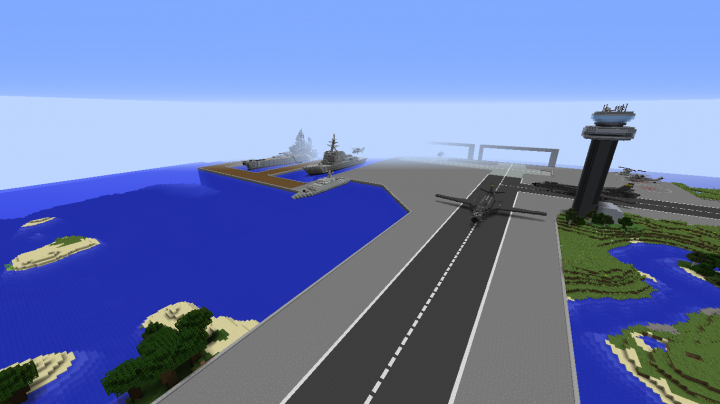 Naval and Air Force Base Minecraft Map