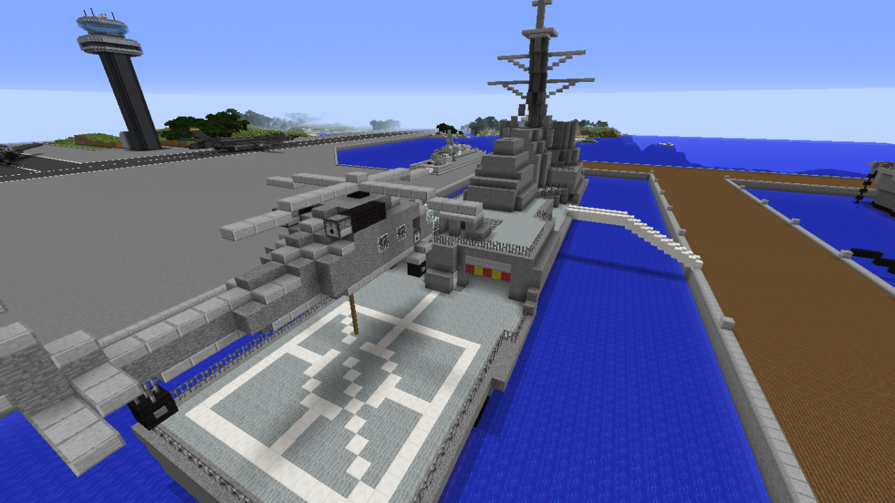 Naval and Air Force Base Minecraft Map