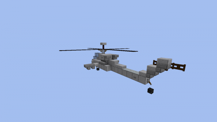 AH-64 apache Minecraft Map