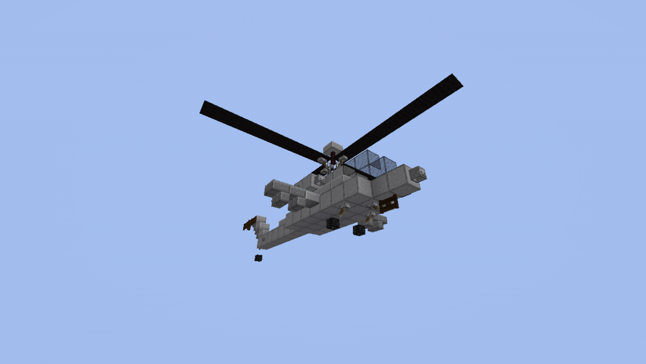 AH-64 apache Minecraft Map