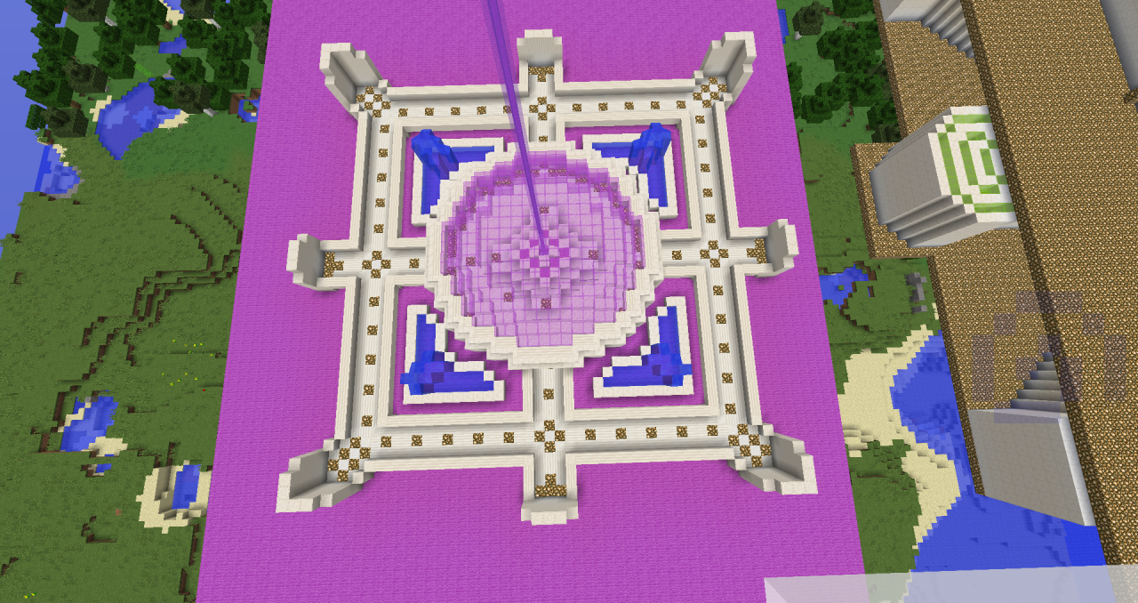 Simple Pink Spawn Minecraft Map