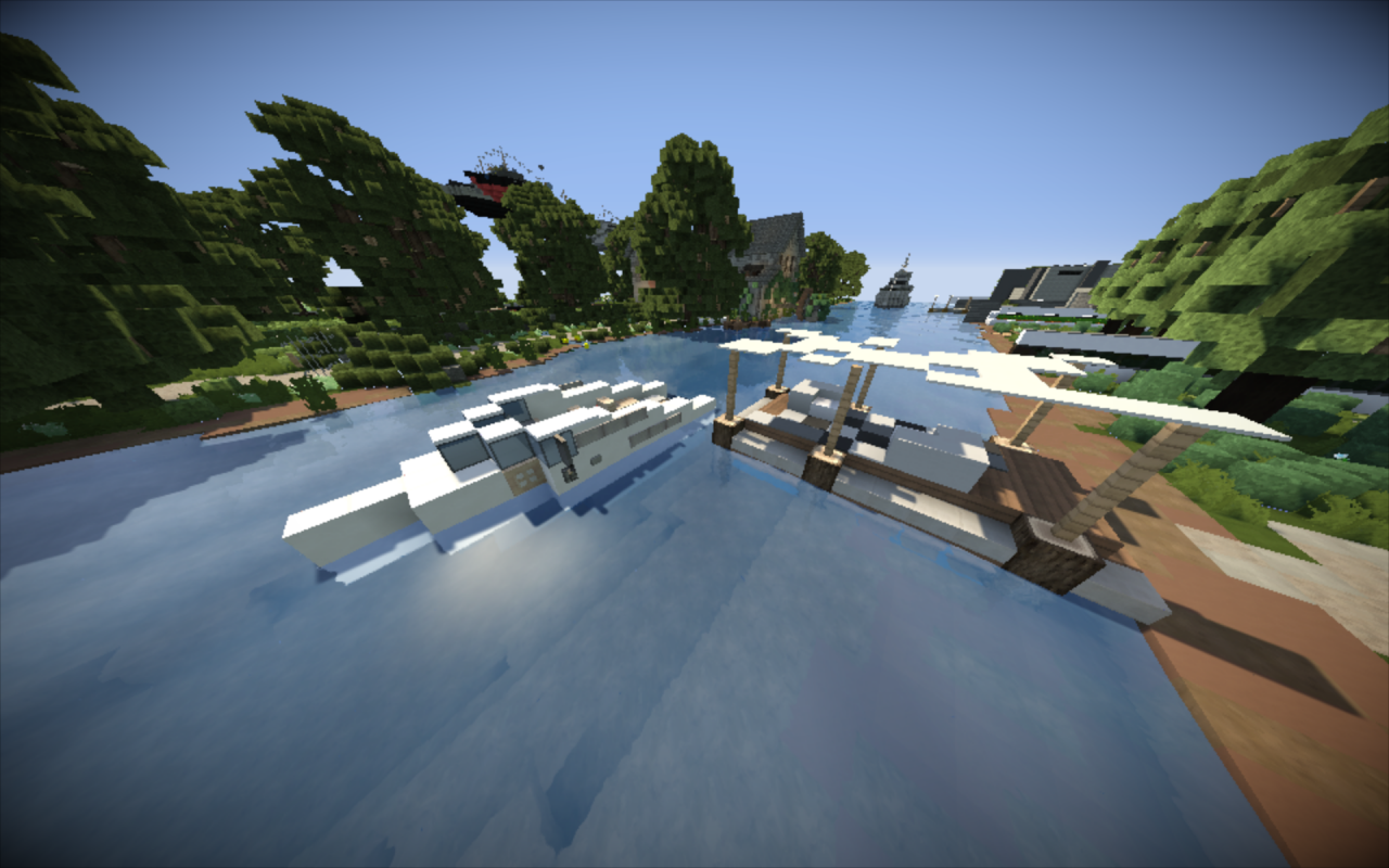 Vehicle-Speedboat Minecraft Map