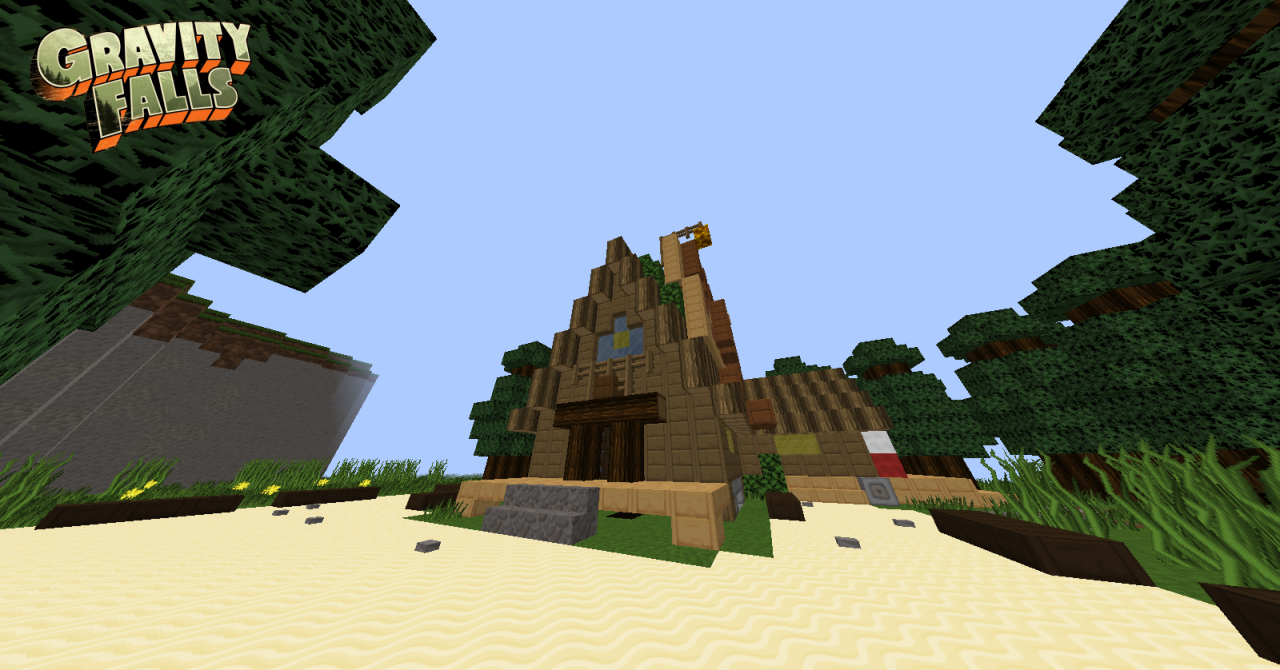 Full Gravity Falls in Minecraft Minecraft Map
