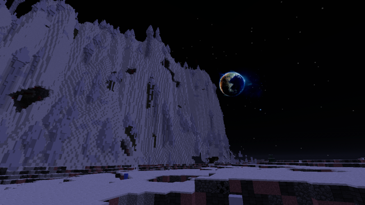 Massive 20k X 20k Custom Space Map Minecraft Map