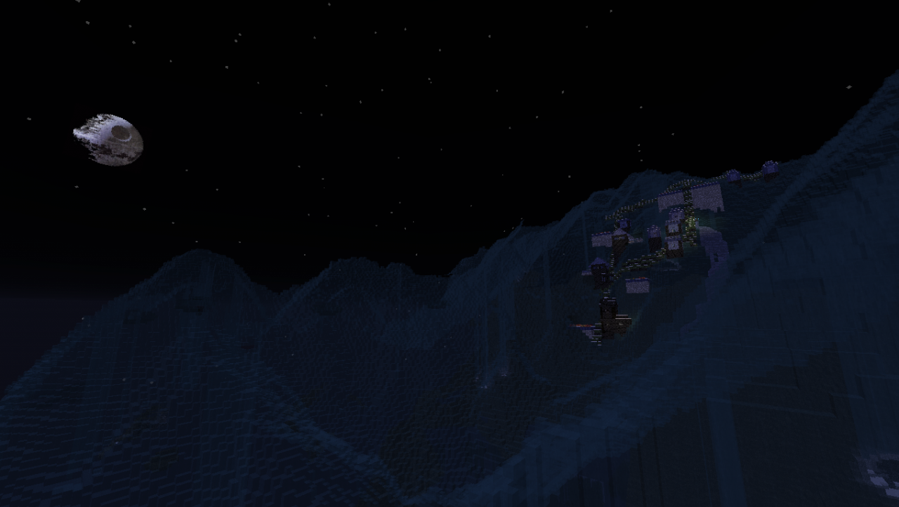 Massive 20k X 20k Custom Space Map Minecraft Map