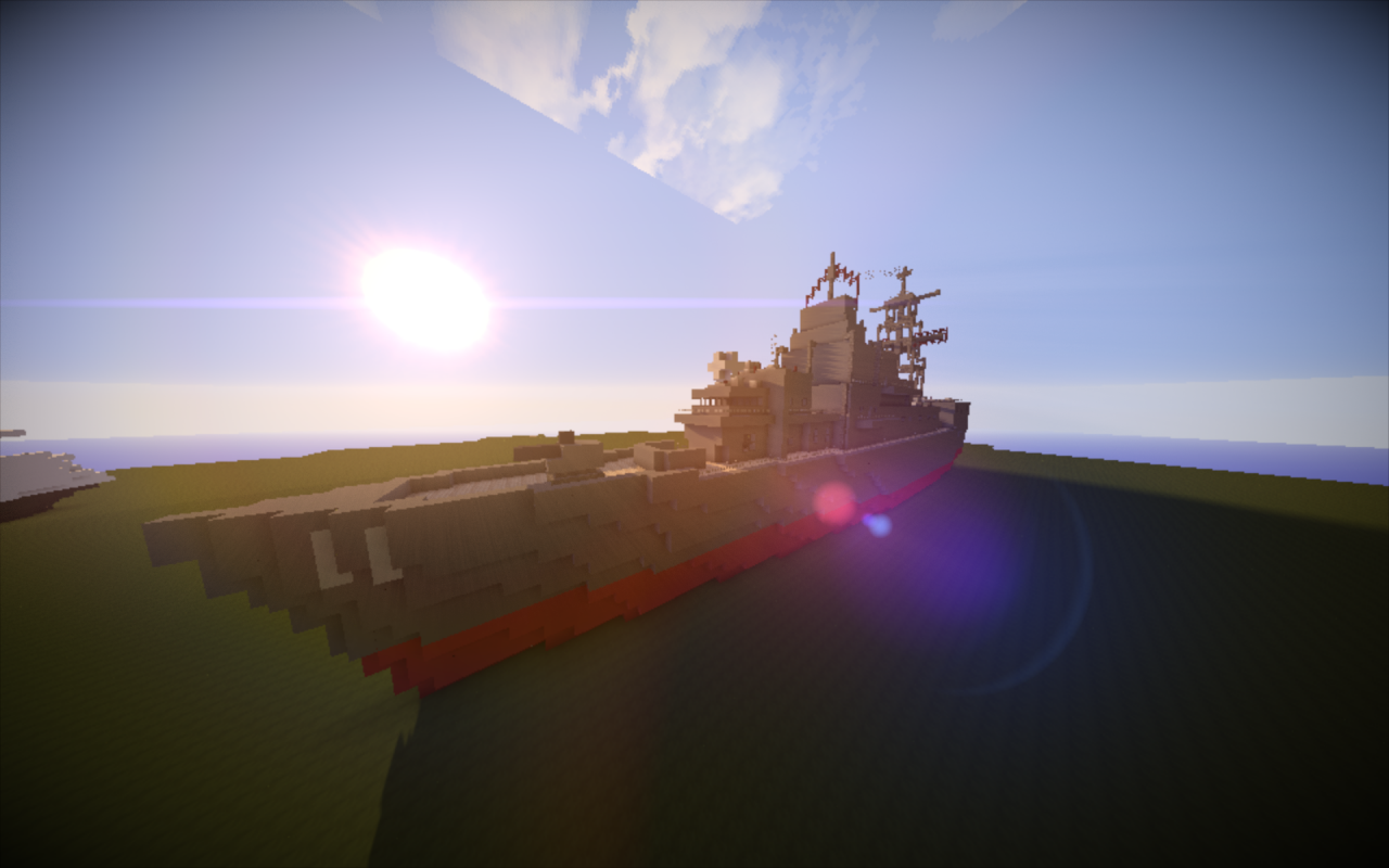 Minecraft- Medium sized destroyer Minecraft Map