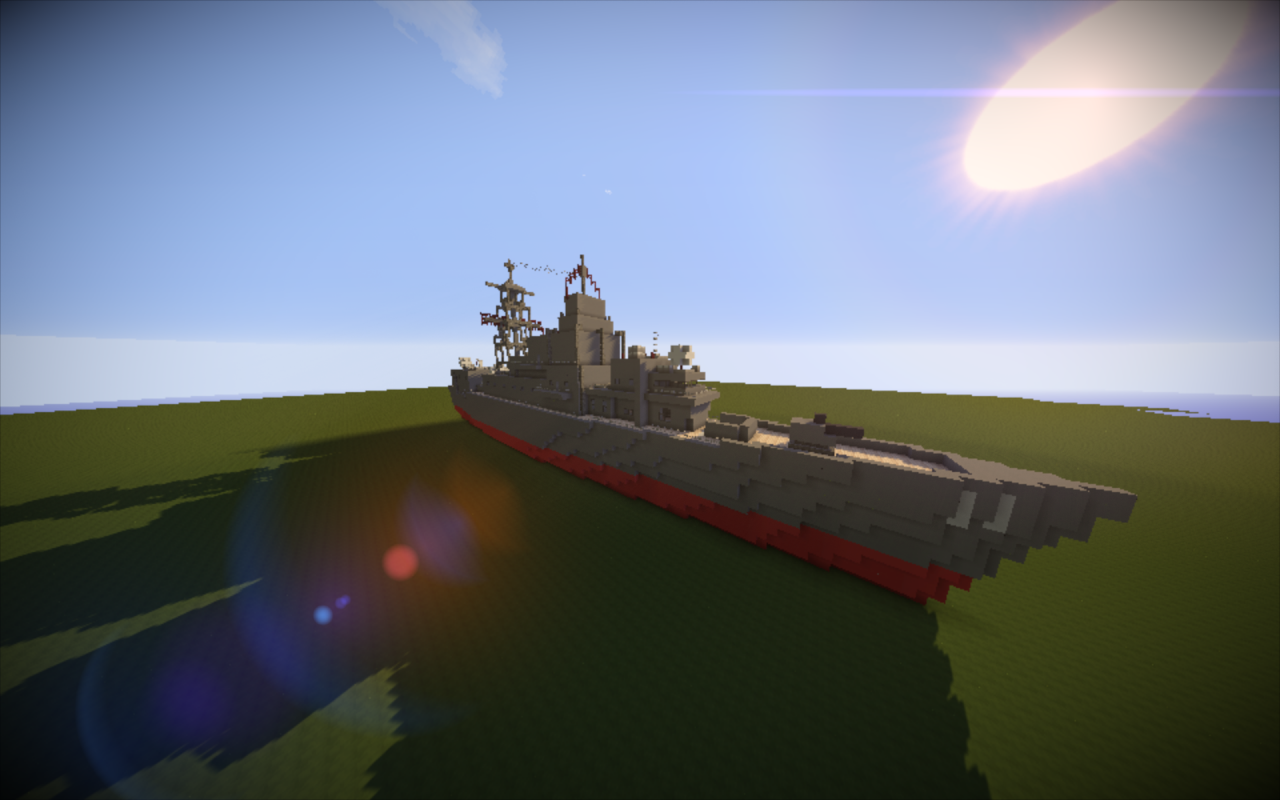 Minecraft- Medium sized destroyer Minecraft Map