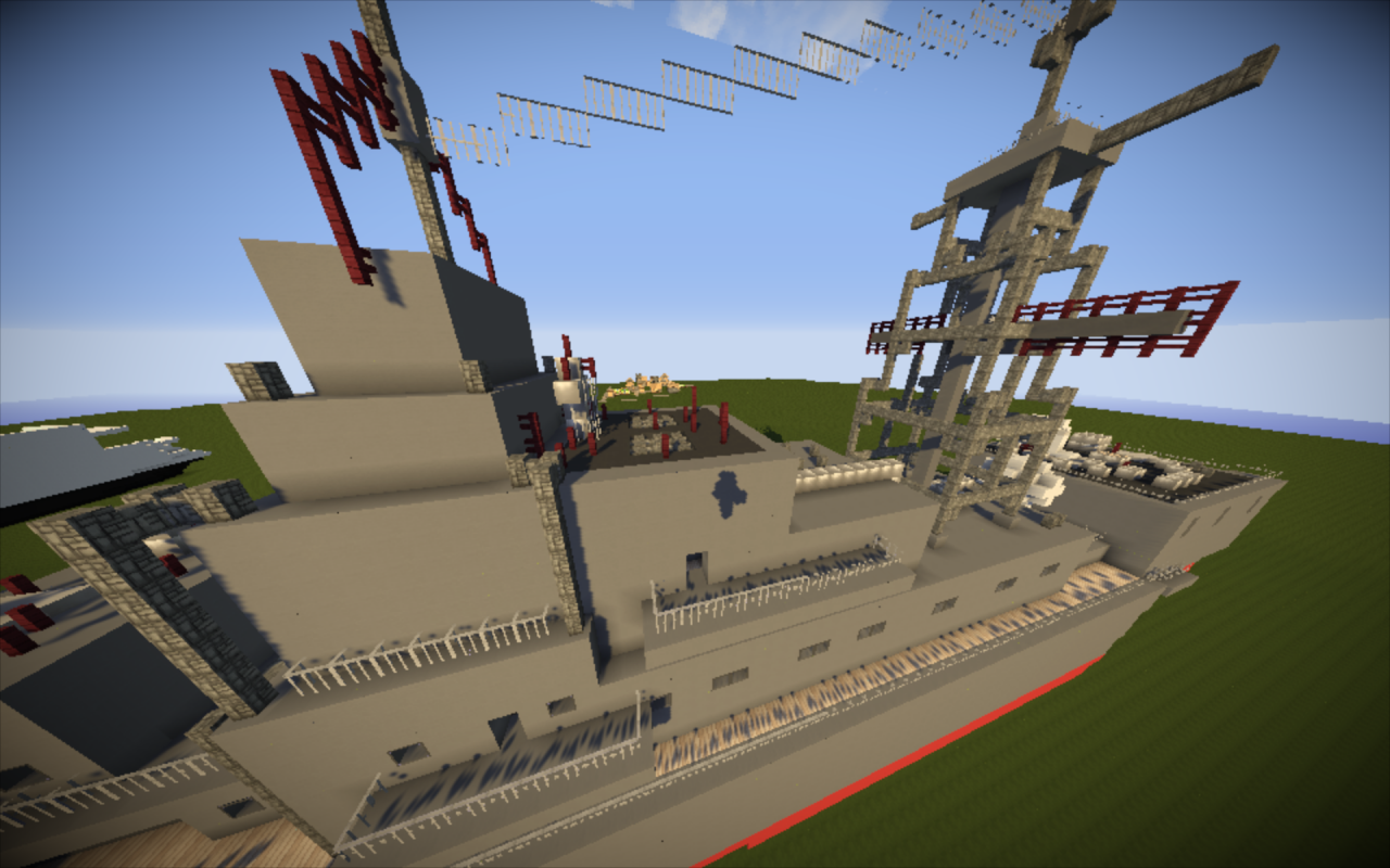 Minecraft- Medium sized destroyer Minecraft Map