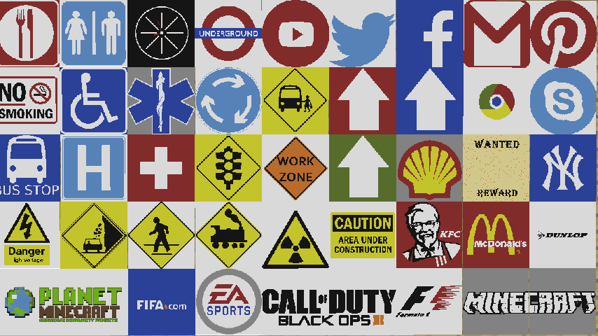 Custom Itemframe Map Repository (Logo's, Brands, Traffic Signs ...