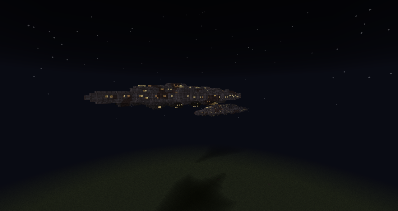 MC80 Star Cruiser (Mon Calamari Cruiser) Minecraft Map