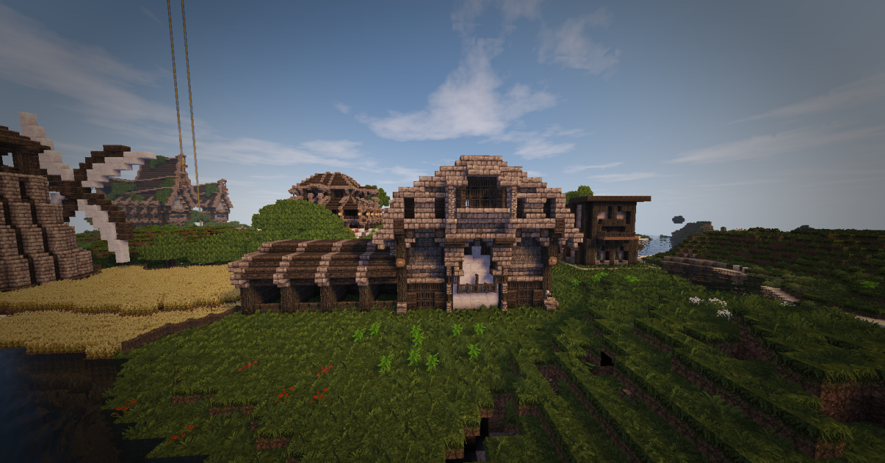 Medieval Barn Schematic Minecraft Map