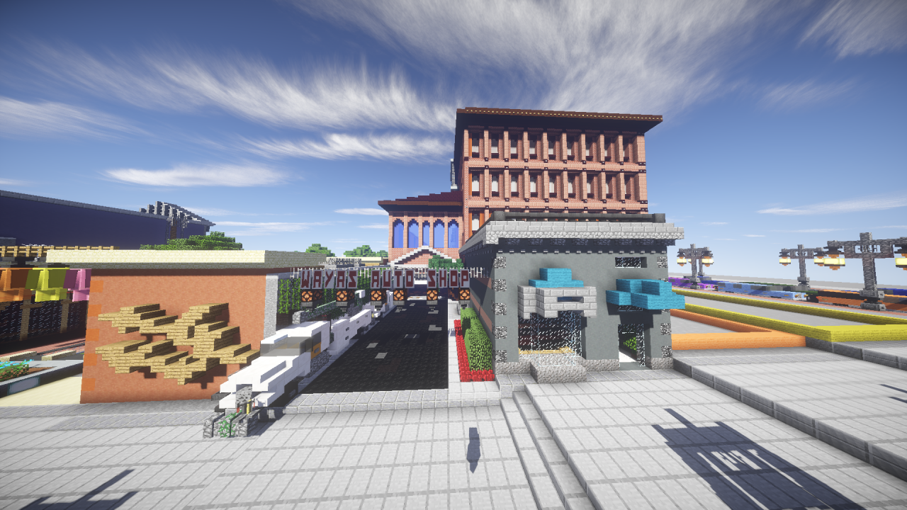 Waya's Auto Shop Minecraft Map