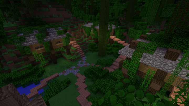 Jungle village Minecraft Map