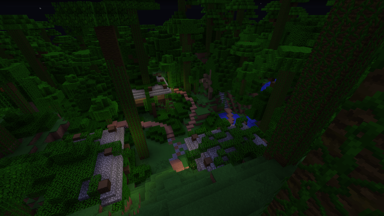Jungle village Minecraft Map