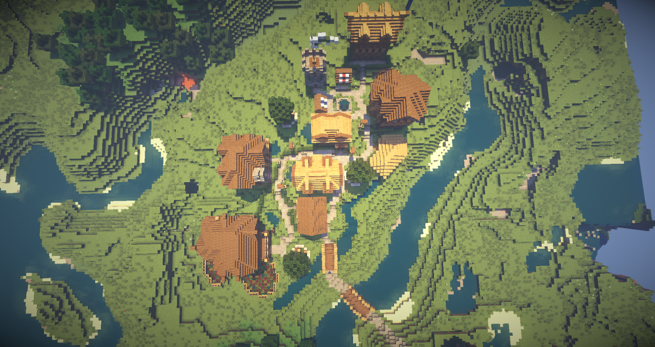 Trading Village Minecraft Map