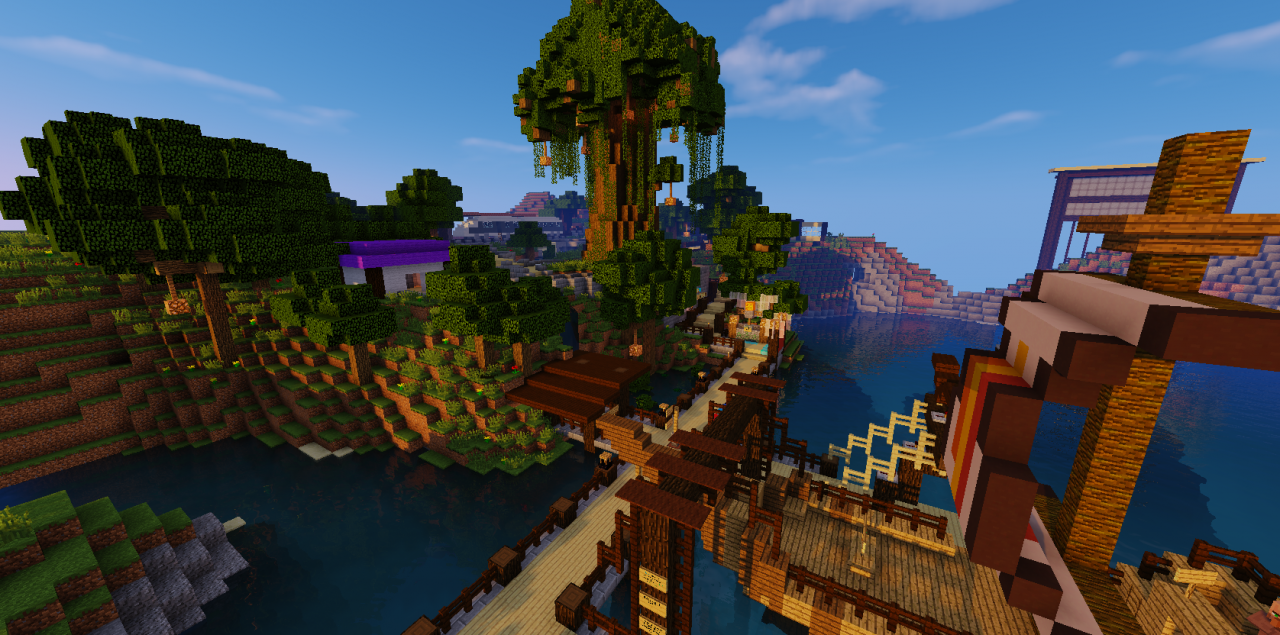 The Universal Network Server Spawn Minecraft Map