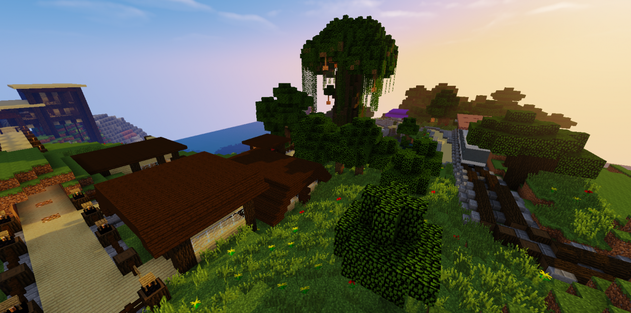 The Universal Network Server Spawn Minecraft Map