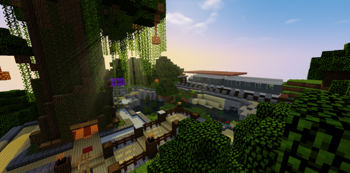 The Universal Network Server Spawn Minecraft Map