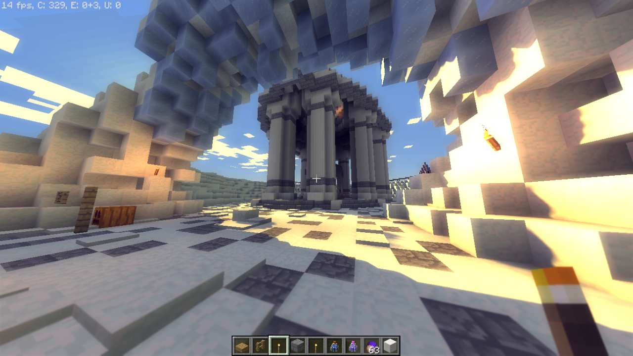 White Tempel Minecraft Map