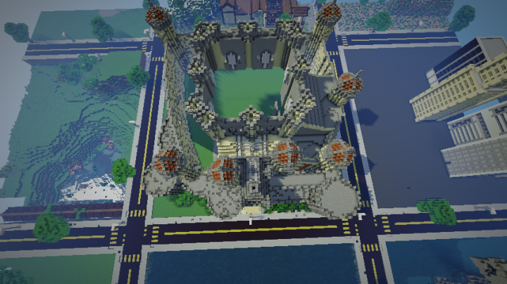 Midevil castle Minecraft Map