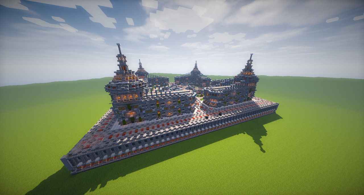 Courtyard | Survival Spawn Minecraft Map