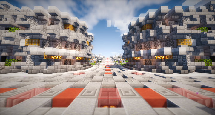 Courtyard | Survival Spawn Minecraft Map
