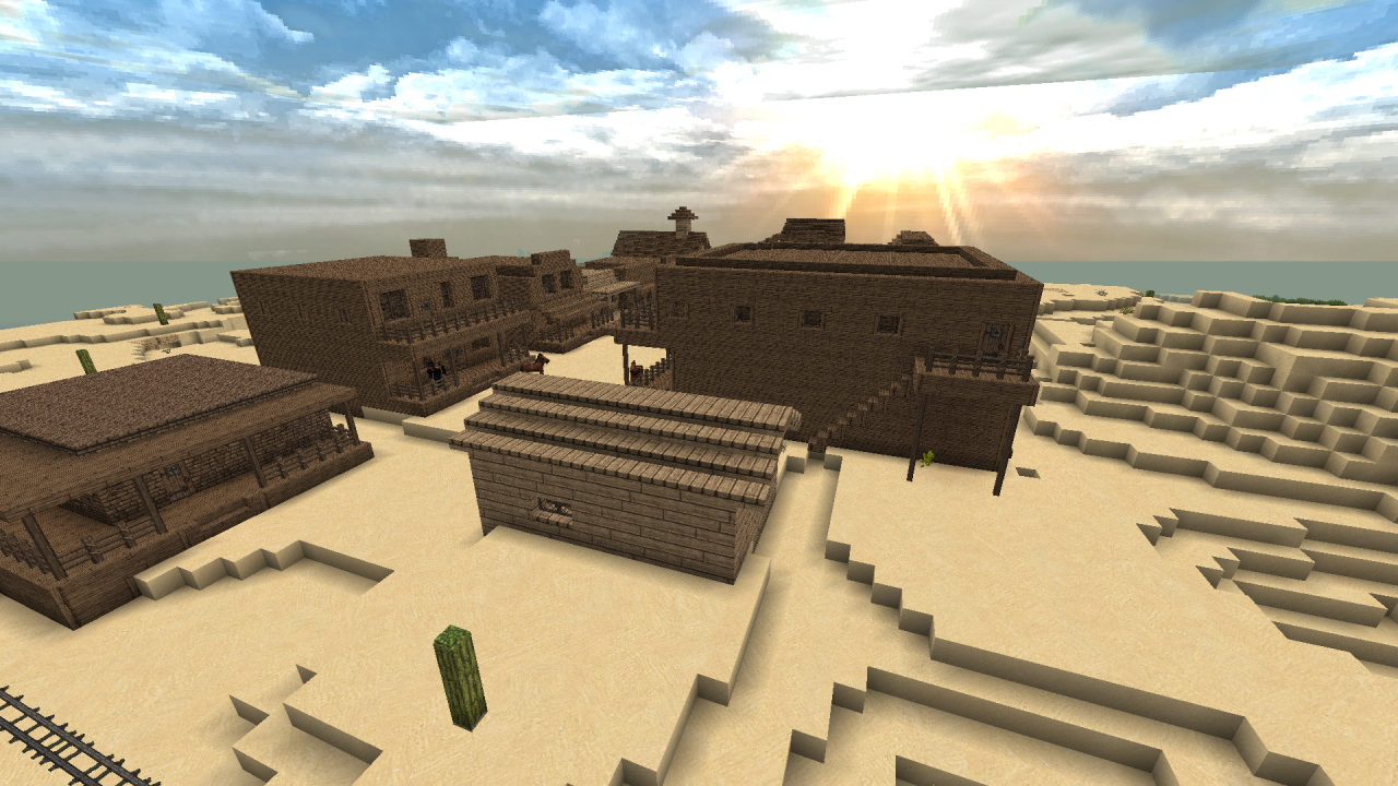 Wild West Town Minecraft Map