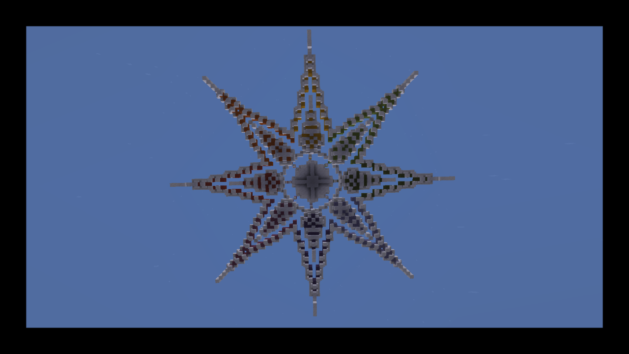 [BedwarsMap][8x2] starshape | Sternförmig by Spidaweb Minecraft Map