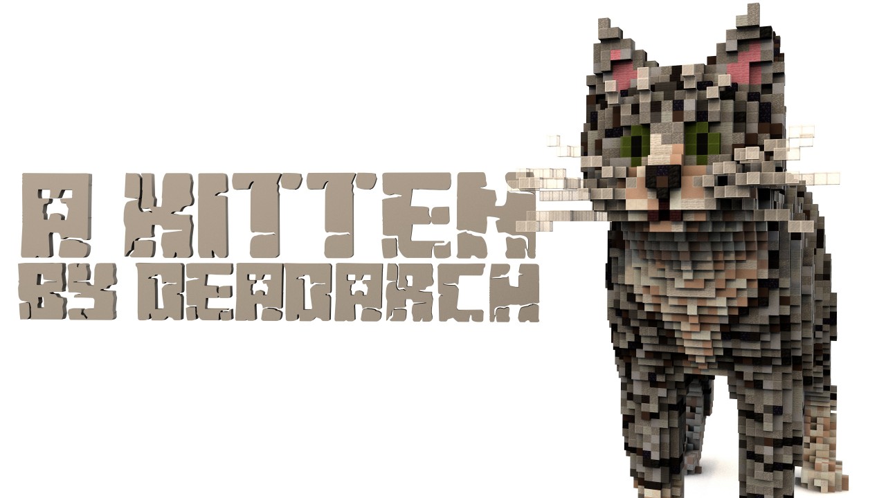 A Minecraft Kitten Minecraft Map