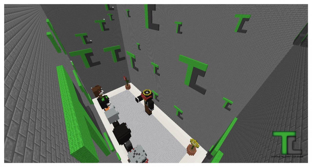 Tallcraft Dropper Minecraft Map