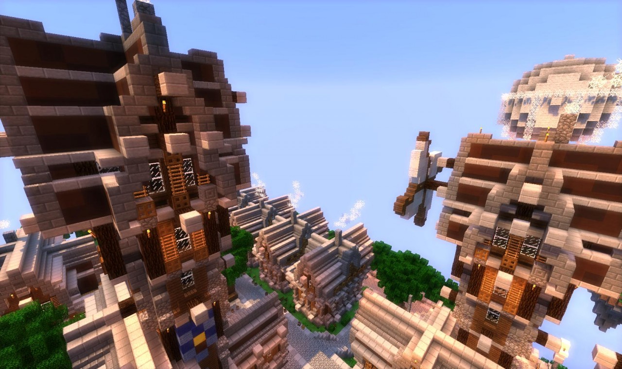 Steampunk City | by madzia627 & Jasmina101 | [Aliquam] Minecraft Map