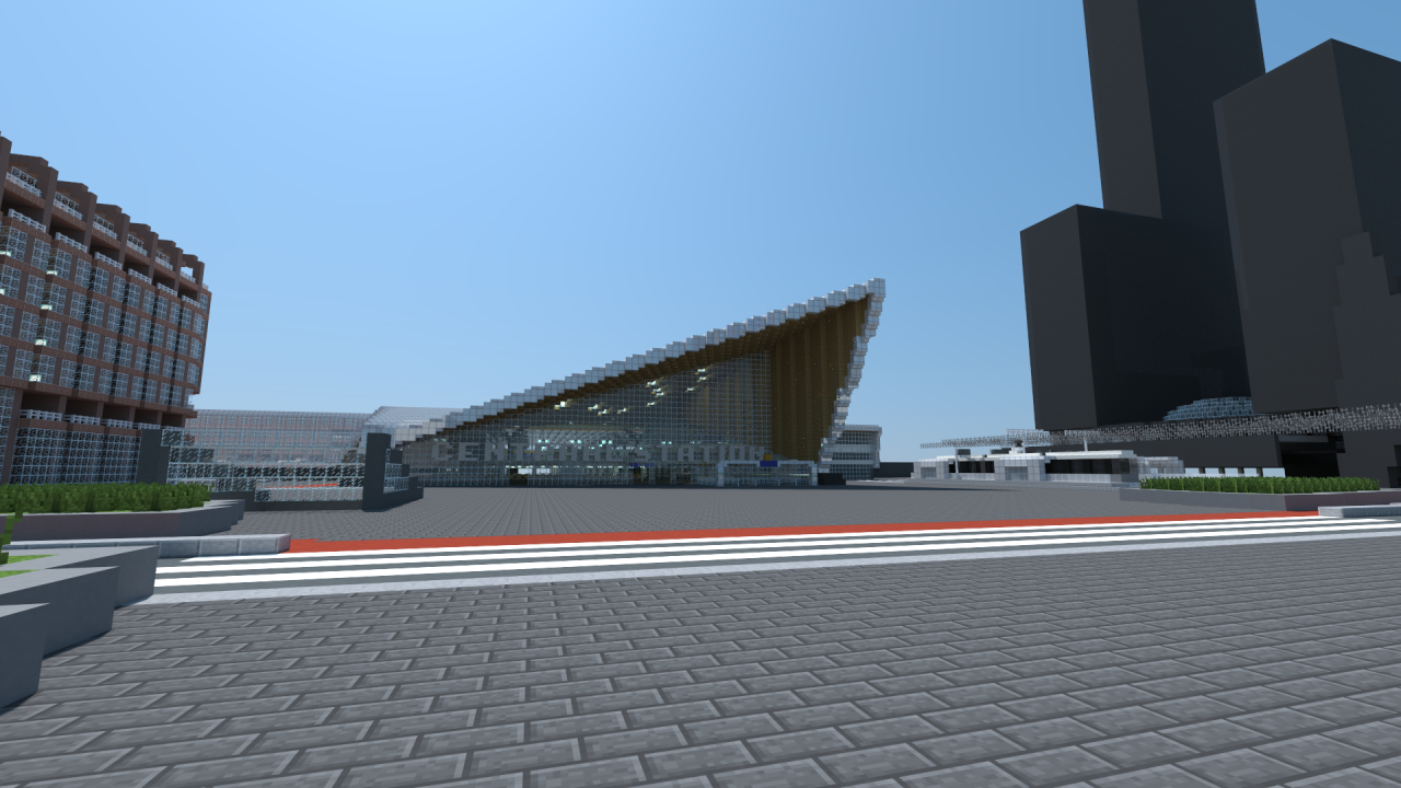 ROTTERDAM CENTRAAL STATION IN MINECRAFT Minecraft Map