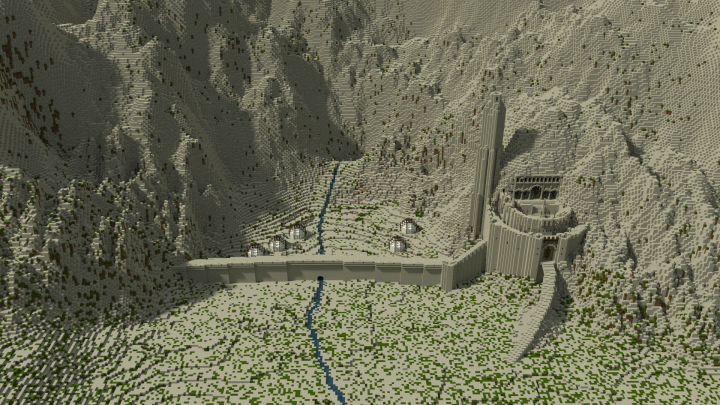 Helm's Deep Minecraft Map